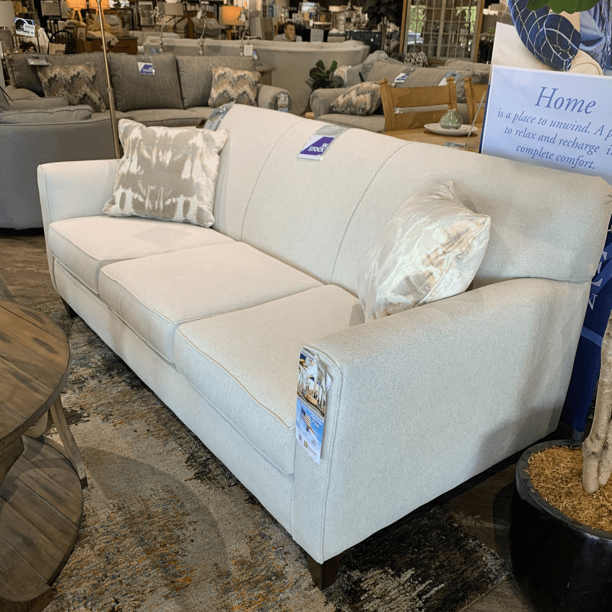 Klaussner Getty Sofa $999 In Stock Price - Carpet Weavers
